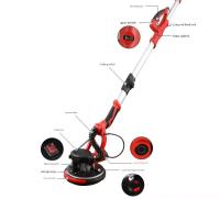 China 1250W 220mm Professional Wall Sander, 110V/220V Auto-Dust Suction Wall Polishing & Putty Machine Adjustable Speed for sale