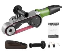 China 800W Belt Sander Machine, 110V/220V, Variable Speed, 640x40mm, Round Tube Polishing, Grinding, and Stainless Steel Deburring for sale