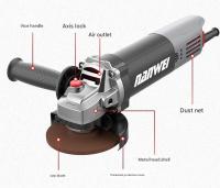 China 980W/1380W/1580W Industrial Copper Motor Angle Grinder, 100mm Set Rear Switch, Variable Speed,  Polishing Machine for Wholesale for sale