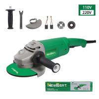 China Hot Sale NEWBEAT 110V Large Angle Grinder 2000W Mini Angle Grinder Home Improvement Construction Cutting & Polishing Machine for sale