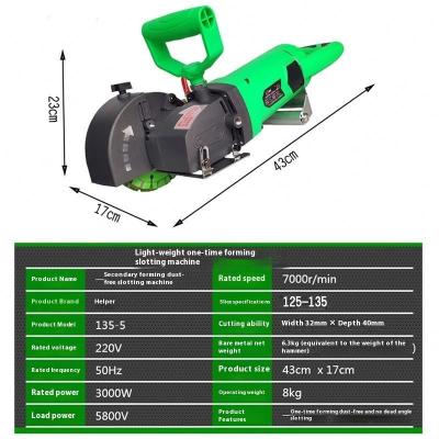China Bangshou 135-5 Electric Industrial Automatic Tool One-Time Forming Slotting Machine Copper Motor 220V 50/60Hz 1 Year Warranty for sale