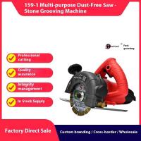 China High-Power 159 Helper Bangshou Electric 6 Inch Dust-Free Concrete Slotting Machine Circular Saw Rounded Blade 4300r/min 5.3kg for sale