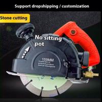 China High-Power 159 Helper Bangshou Electric 6 Inch Dust-Free Concrete Slotting Machine Circular Saw Rounded Blade 4300r/min 5.3kg for sale