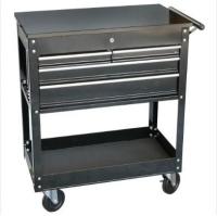 China JimBon Wholesale 3-Drawer Rolling Tool Chest Mobile Cart Heavy Duty Powder Coated Steel Tool Storage for sale