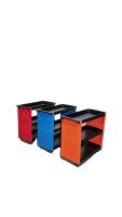 China JimBon Wholesale 3-Drawer Rolling Tool Chest Mobile Cart Heavy Duty Powder Coated Steel Tool Storage for sale