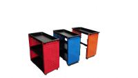 China JimBon Wholesale 3-Drawer Rolling Tool Chest Mobile Cart Heavy Duty Powder Coated Steel Tool Storage for sale