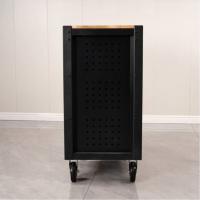 China Goldenline OEM Obm 7 Drawer Tool Roll Cabinet W/ Side Storage Hanging Plate ISO Certification 3-Year Warranty Garage Workshop for sale