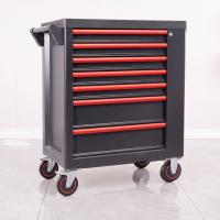 China 7-Drawer Heavy Duty Steel Workbench Chest Iron Tool Cabinet with 500kg Load Capacity Keyed Locking Rolling Trolley Storage for sale