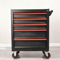 China 52 Inch 9 Drawer Steel Top Mobile Tool Chest Heavy Duty Swivel Wheels Garage Storage Workbench Powder Coated Toolbox Trolley OEM for sale