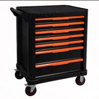 China Mobile Tool Trolley Cart Cabinet #Trending JimBon Wholesale Rolling Drawer Tool Chest High Quality Powder Coated Steel Lockable for sale
