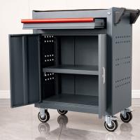 China OBM Heavy-Duty Double-Door Tool Chest Thickened Steel Plastic Drawers Wheeled for Industrial Automotive Repair-Trending JimBon for sale