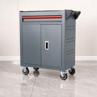 China OBM Heavy-Duty Double-Door Tool Chest Thickened Steel Plastic Drawers Wheeled for Industrial Automotive Repair-Trending JimBon for sale