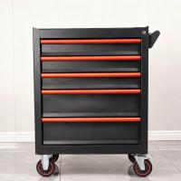 China Trending JimBon Manufacturer Tool Cabinet Cart 7 Drawers in Stock Tool Chest Metal Garage Storage Cart for Repairing for sale