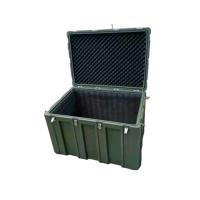 China 110L Single Cargo Case for Outdoor Storage Waterproof Rotomolded Plastic Tool Box Camping Storage Chest Cargo Case for sale