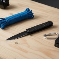 China Mini Self Defense Foldable Knife Portable Camping Stainless Steel Knife for Self Defense Tactical Mini Pocket Knife for sale