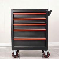 China 7 Drawers Heavy Duty Red Garage Storage Tool Chest Workshop Trolley #NewArrival  Auto Repair Tool Cabinet for sale