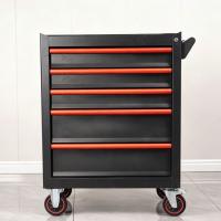 China Hot Selling Tool Cabinet Stainless Steel 6 Drawers Tool Cabinet With Four Wheels Modern Design Garage Workshop Tool Chest for sale