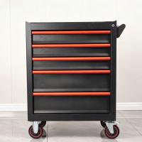 China JimBon Heavy Duty 9-Drawer Work Tool Chest Trolley Cabinet Movable Garage Car Workshop Bench Storage Customized OEM Supported for sale