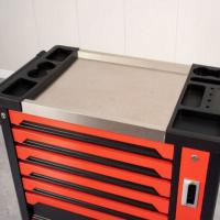 China Tool Storage Trolley Cabinet Workshop Garage Workbench Garage  Auto Repair Roller Wholesale Iron Tool Chest Mobile Tool for sale