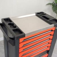 China Tool Storage Trolley Cabinet Workshop Garage Workbench Garage  Auto Repair Roller Wholesale Iron Tool Chest Mobile Tool for sale