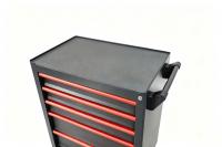 China Heavy Duty 7-Drawer Tool Storage Trolley Cabinet Wheels l  Auto Repair Garage Workshop Cart 3-Year Keyed for sale