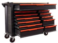 China JimBon Industrial Heavy Duty Steel Cabinet 3m 1a8 Drawers Lockable Side Doors Pegboard Garage Storage for sale
