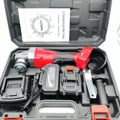 China OEM 2000W  21V Cordless Industrial 100/125mm Lithium Brushless Rechargeable Stainless Steel Pick  Cordless Angle Grinder Angle for sale