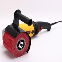 China Adjustable Speed Polisher Electric Wire Drawing Machine for Metal Wood Stainless Paint Removing Polishing for sale