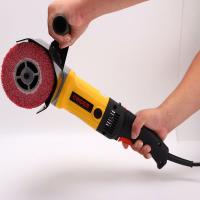 China Adjustable Speed Polisher Electric Wire Drawing Machine for Metal Wood Stainless Paint Removing Polishing for sale