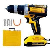 China High Quality 21V Battery Power Electric Drill Machine Tool Set with Industrial Plastic OEM ZP Package Good for Drilling for sale