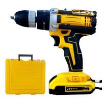China High Quality 21V Battery Power Electric Drill Machine Tool Set with Industrial Plastic OEM ZP Package Good for Drilling for sale