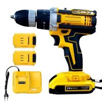 China Professional Factory Cordless Hammer Drill Machine China Drilling Electric 21V Li-ion Battery OEM Combo Drill Kit for sale