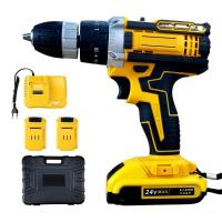 China Professional Factory Cordless Hammer Drill Machine China Drilling Electric 21V Li-ion Battery OEM Combo Drill Kit for sale