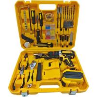 China 112Pcs Professional Electric Drill Tool Set, Customizable  with Drill Bits & Hand Tools, Factory Direct for DIY & Household for sale
