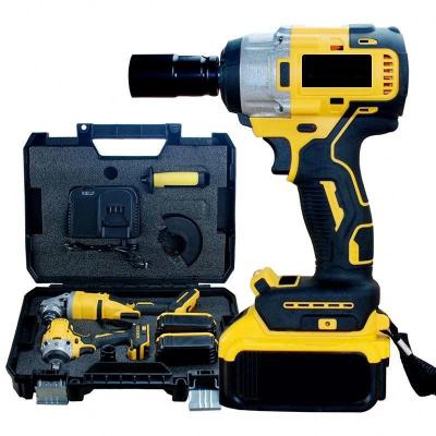 China Multifunctional Professional Industrial Grade 21V Impact Wrench Cordless Battery-Powered 500N.M Torque 3500 RPM for sale