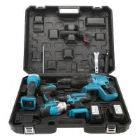 China Factory Price Power Tool Cordless Drill Wrench Angle Grinder Hand Tools Suit Case Tools Set for sale