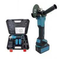 China Popular Factory Direct Sale Industrial Grade Brushless Slide Battery Mini Angle Grinder Cordless Portable Cutter Tools Grinder for sale