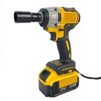 China Hot Sale Professional Power Li-ion Battery Wrench Tool Wrenches 21v Cordless Impact Wrench for sale