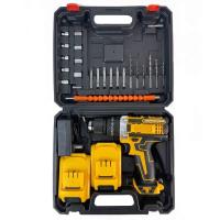 China Professional Supplier Industrial Grade Cordless Drill 21V Brush Motor Keyless OEM Customizable 25N.m Max Torque 10MM Drilling for sale