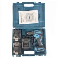 China 21V Brushless Cordless Drill Kit, Electric Drill with 2 Batteries & Tool Case, Factory Direct Power Tool for sale
