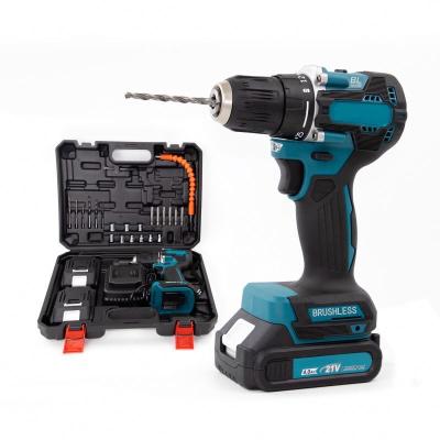 China Factory Direct Sale Brushless Motor Cordless Portable Power Drill 487 Type Impact Power Tool Drilling Machines for sale