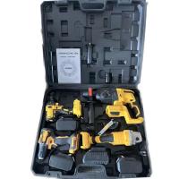 China Factory Direct Sales Low-cost 21V Cordless Brushless Large Capacity Battery Lithium Electric Power Tools Four-piece Set for sale