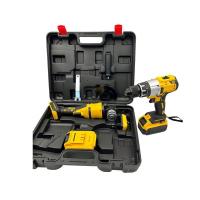 China Factory Taladro Power Tools Set Impact 21V Cordless Brushless Drill and Angle Grinder Machine OEM 1 Year Warranty for sale