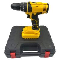 China Factory Price 21V Cordless Drill Kit with Mini and Impact Drill Hand Tools in Suit Case for Repair OEM Customizable for sale