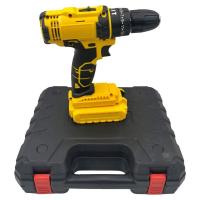 China Factory Price 21V Cordless Drill Kit with Mini and Impact Drill Hand Tools in Suit Case for Repair OEM Customizable for sale