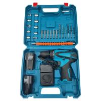 China Factory Price High Quality 12V Electric Hand Drill Rechargeable Cordless Mini Drill Keyless Chuck OEM Screwdriver 24N.M Torque for sale