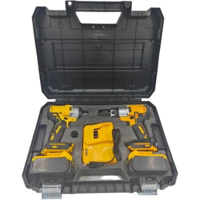 China Rechargeable Industrial Impact Wrench Set Electric Drill Battery Tool for DIY Home Improvement Projects for sale