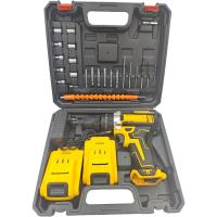China High-Power Industrial Grade Rechargeable Hand Drill Household Electric Tool Lithium Battery Multifunctional Brushed Impact Drill for sale