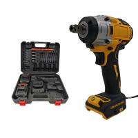 China Industrial Grade 1/2 Inch Square Drive Impact Wrench 20V MAX Cordless Electric Brushless Motor LI-Ion Battery Variable-Speed for sale