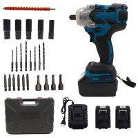 China MKT 21V Industrial/DIY Multipurpose Brushless Motor Power Tools Set Rechargeable Lithium Battery Cordless Washer Chain 1 Year for sale
